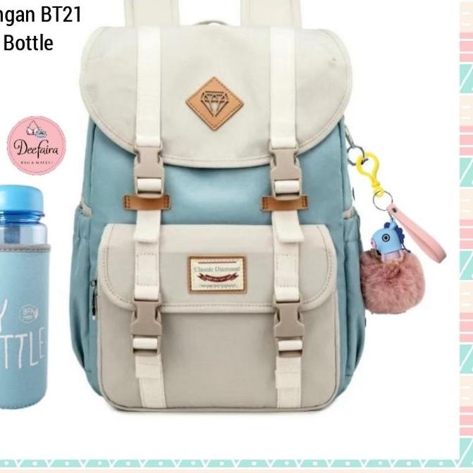 Jual NEW PRODUCT !! 6.6 Tas Ransel Wanita Tas Sekolah Remaja SD SMP SMA ...