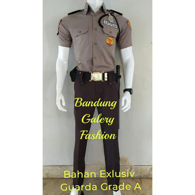 Jual STELAN SERAGAM SATPAM PDL PDH COKLAT TERBARU 2022 SERAGAM SECURITY PDL PDH CREAM BARU ...