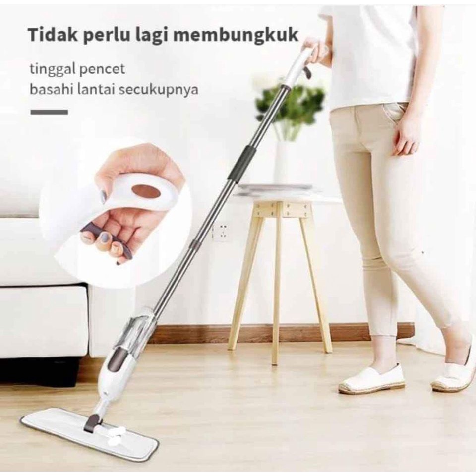 Jual Alat Pel Lantai Putar Magic Mop Pel Putar Otomatis Spray Wonder ...