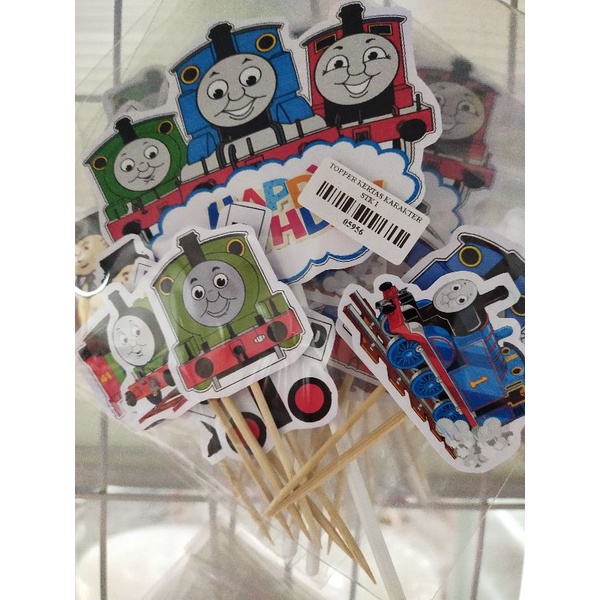 Jual topper tusuk kue Ulang Tahun Thomas | Shopee Indonesia
