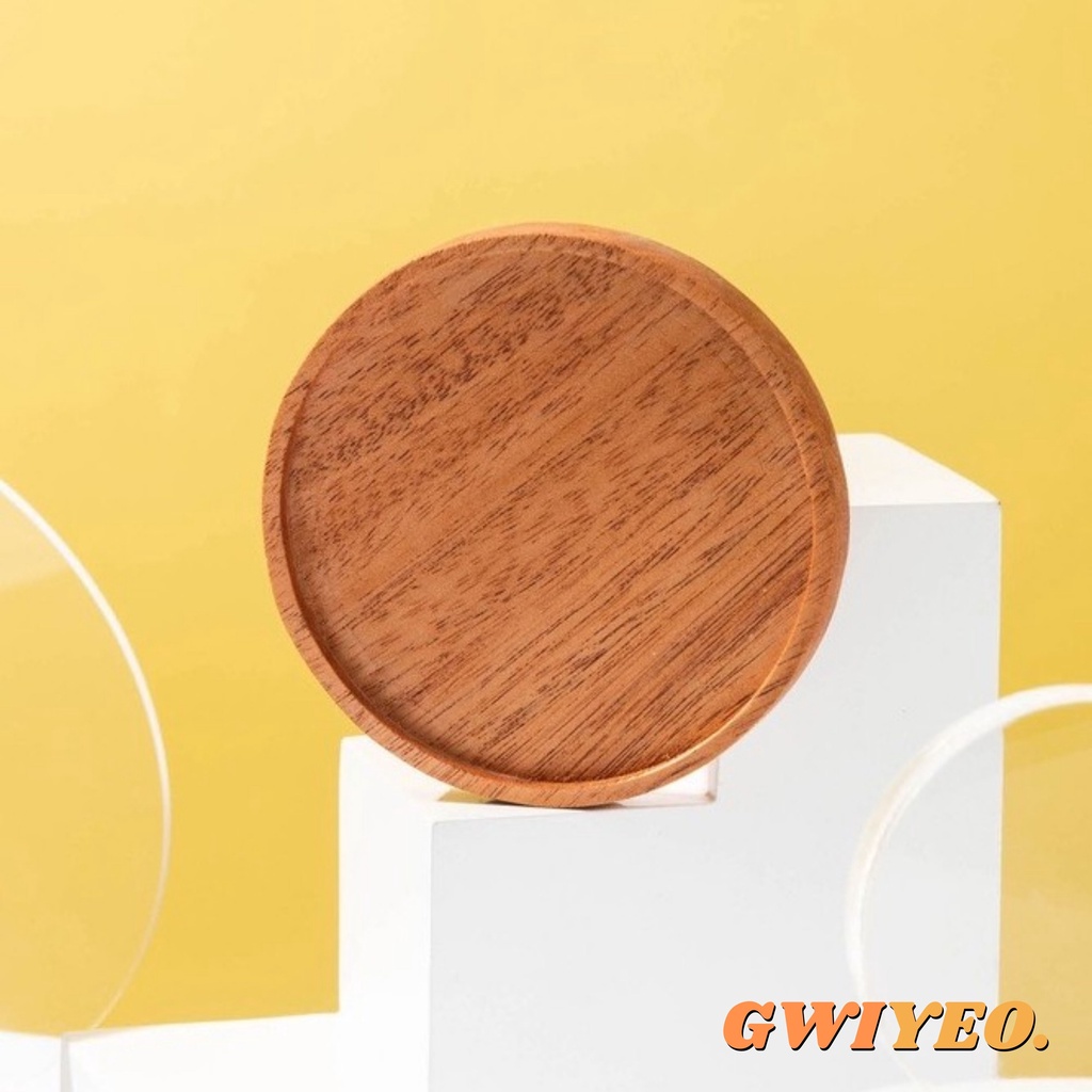 Jual Coaster Kayu Aesthetic Mahony Tatakan Gelas Kayu | Shopee Indonesia