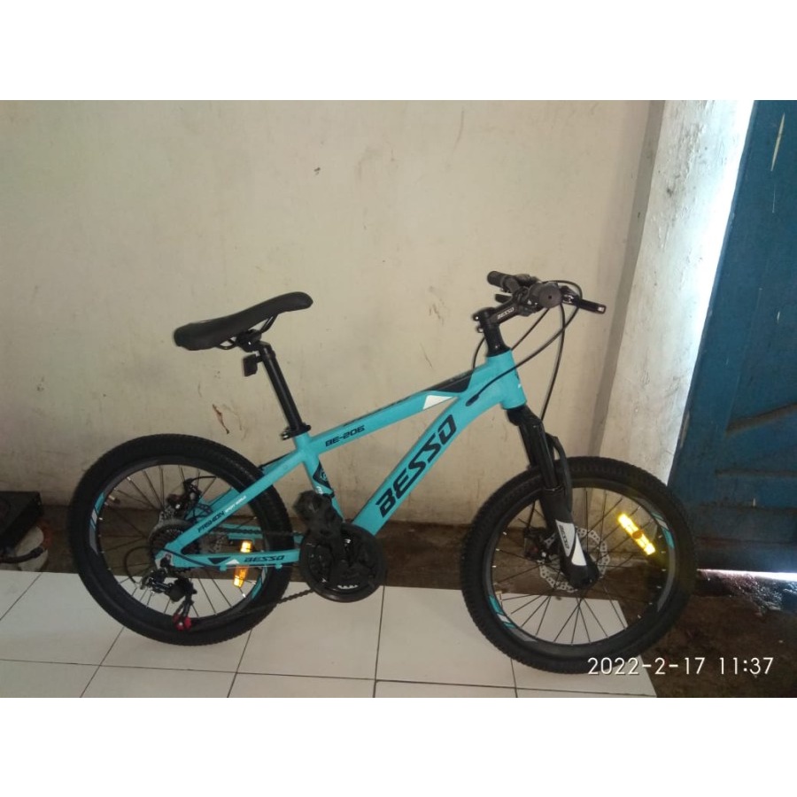 Jual Sepeda Gunung MTB 20 Besso Rangka Alloy 21 Speed | Shopee Indonesia