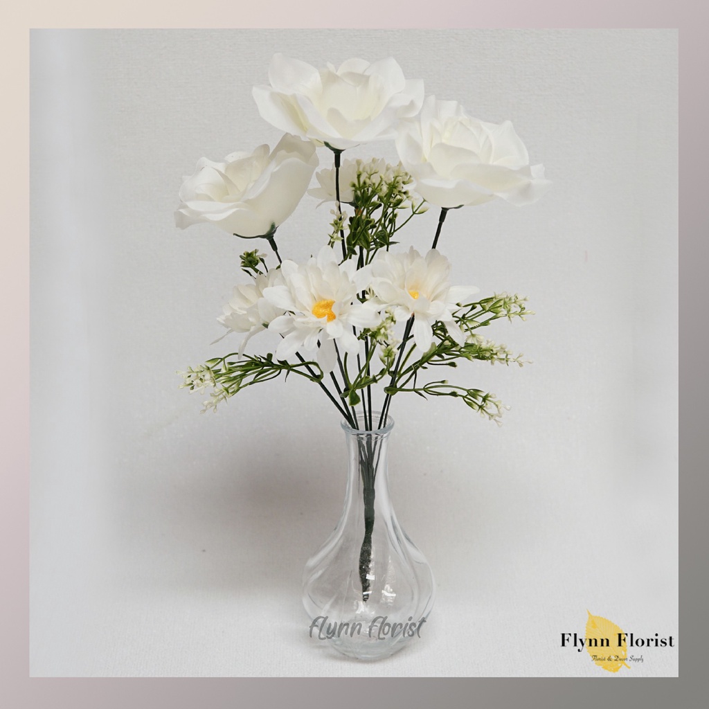 Jual Bunga Mawar Kombinasi Aster Candy X7 (Satuan) Bunga Rose ...