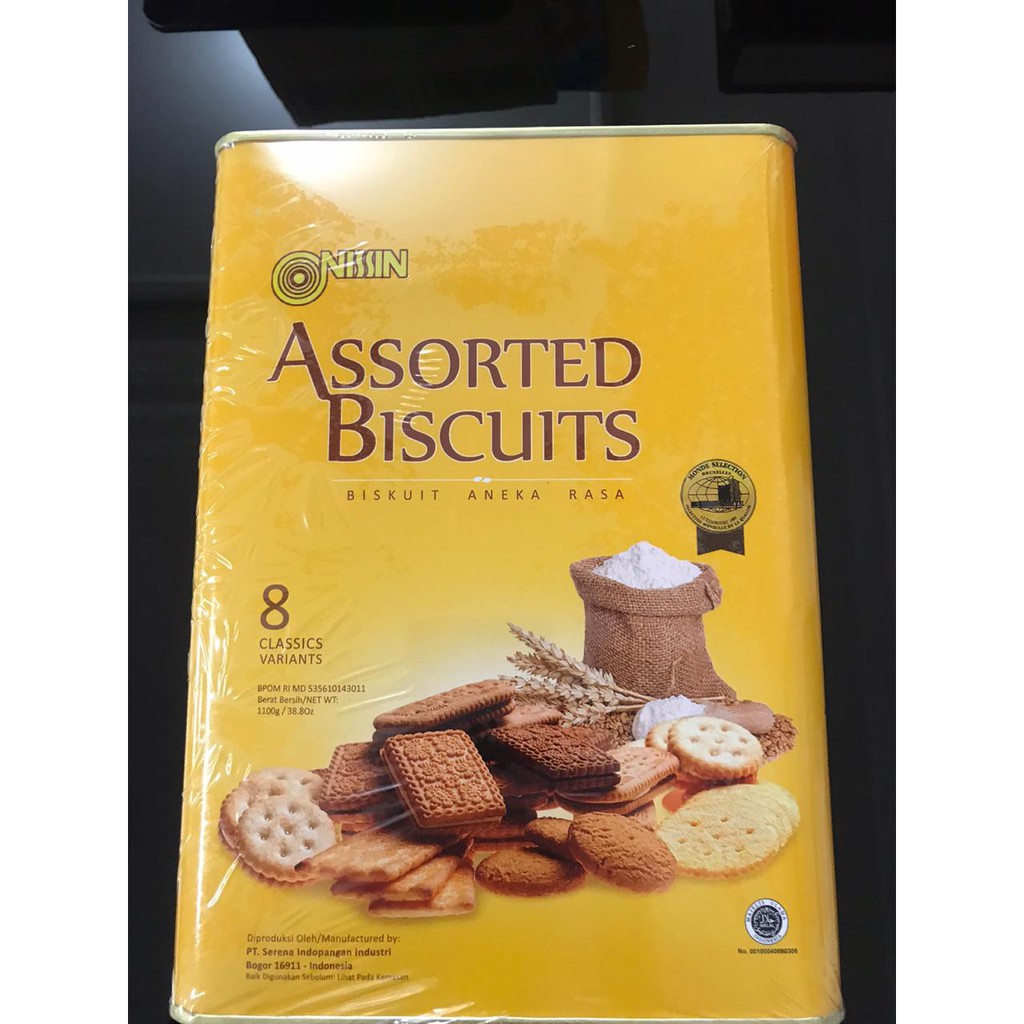 Jual Biskuit NISSIN Assorted Yellow Besar 1100g | Shopee Indonesia