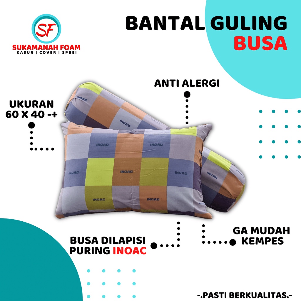 Jual Bantal Guling Inoac, Bantal Tidur, Bantal Kepala | Shopee Indonesia