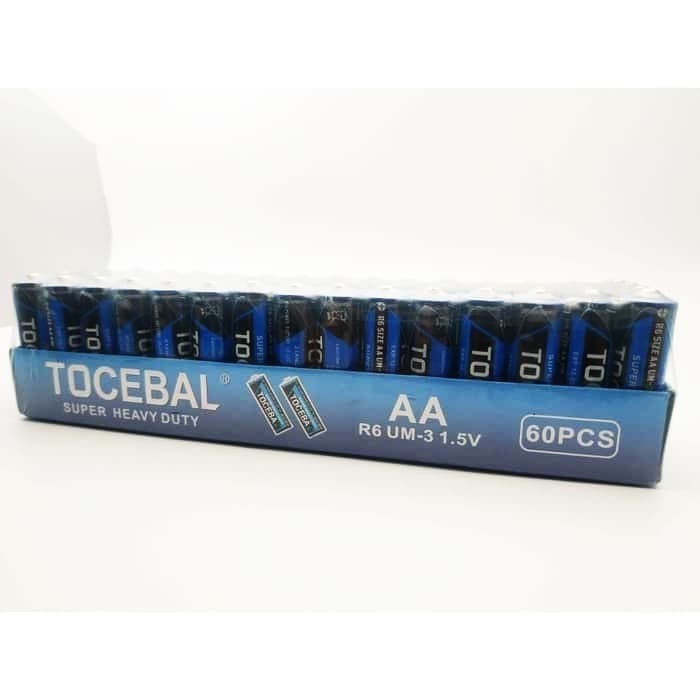 Jual Baterai AA TocebaL 1.5V UM-3 R6 Full Power Battery A2 | Shopee ...