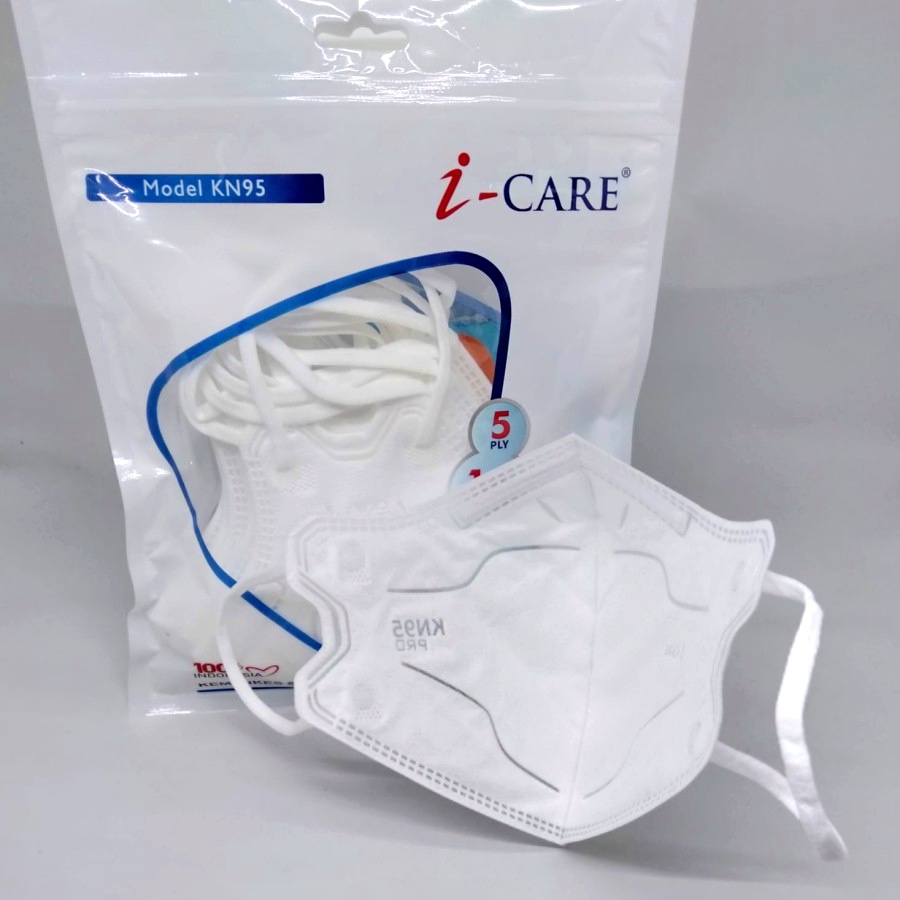 Jual Masker KN95 PRO Sachet iCARE Chasa 5ply Premium Quality isi 10pc ...