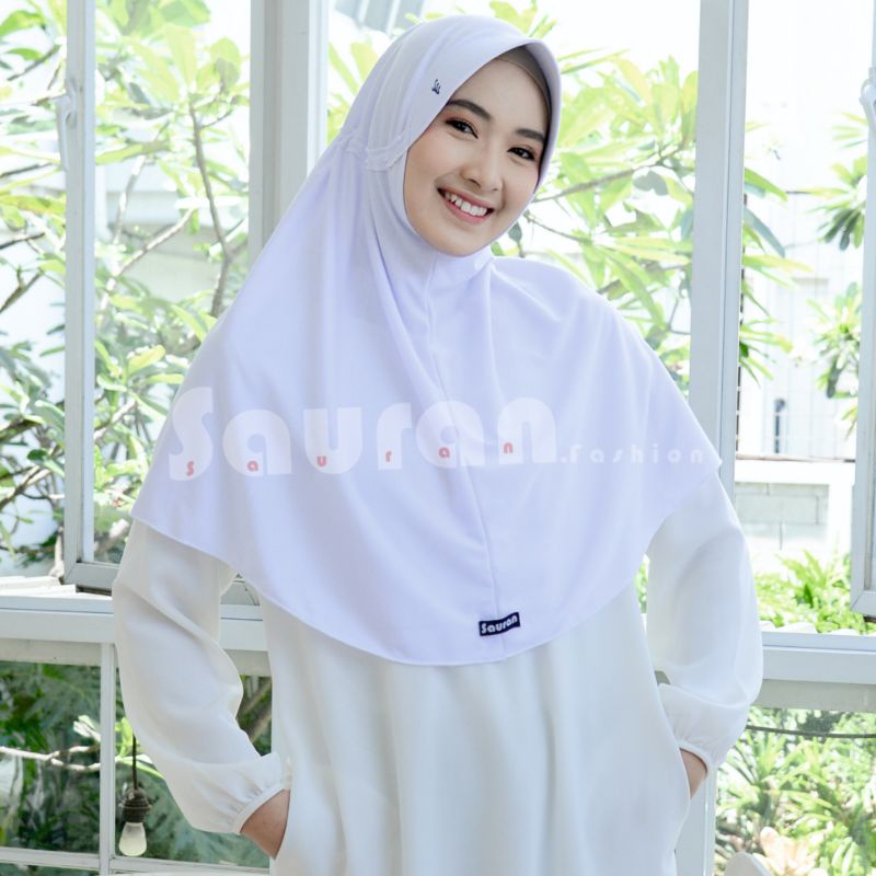 Jual Kerudung Sekolah Innova Lx Model Serut Buka Tutup Part 2 | Shopee Indonesia