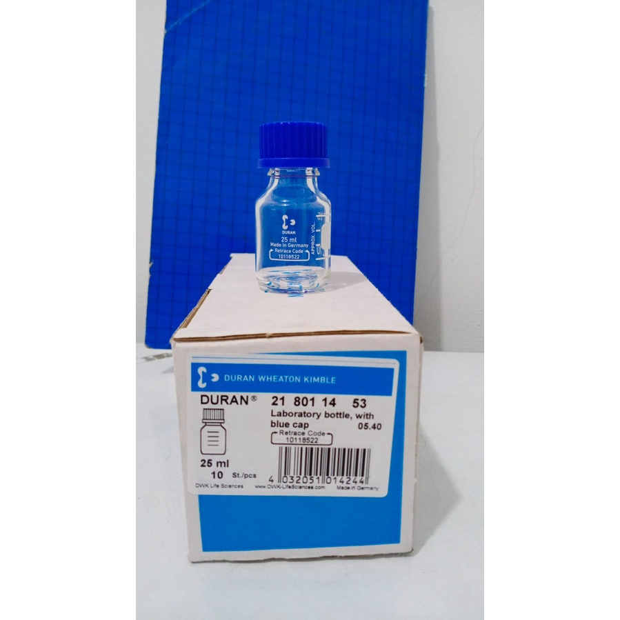 Jual Botol Schott Duran 25ml 1 pcs | Shopee Indonesia