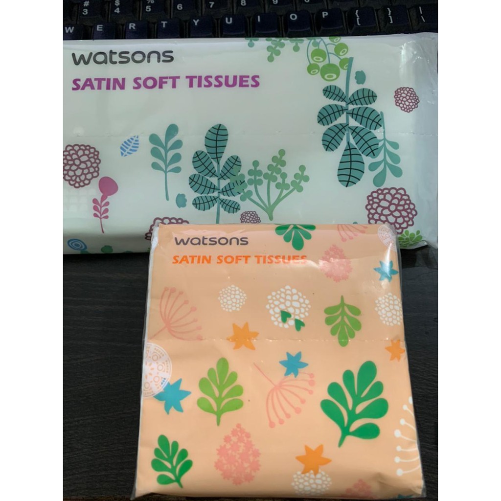 Jual WATSONS SATIN SOFT TISSUE 130 SHEETS X 2 PLY /TISU WATSON TRAVEL ...