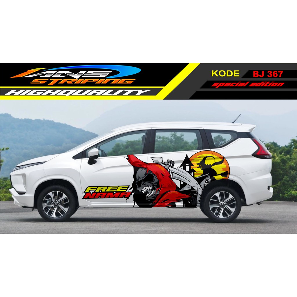 Jual DECAL STICKER MOBIL XPANDER, AVANZA, SIGRA / VARIASI STICKER MOBIL ...