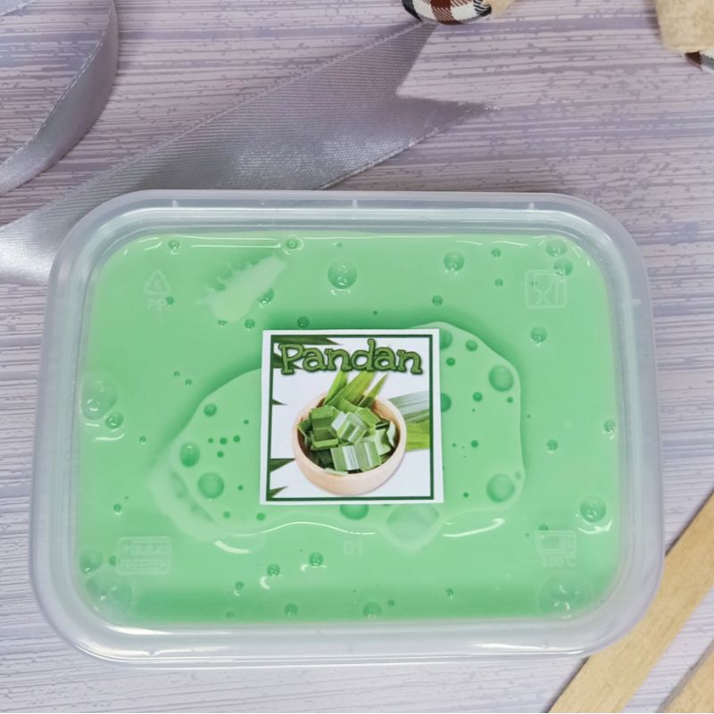 Jual Slime Tofu Pandan (Free Sticker BTS) | Shopee Indonesia