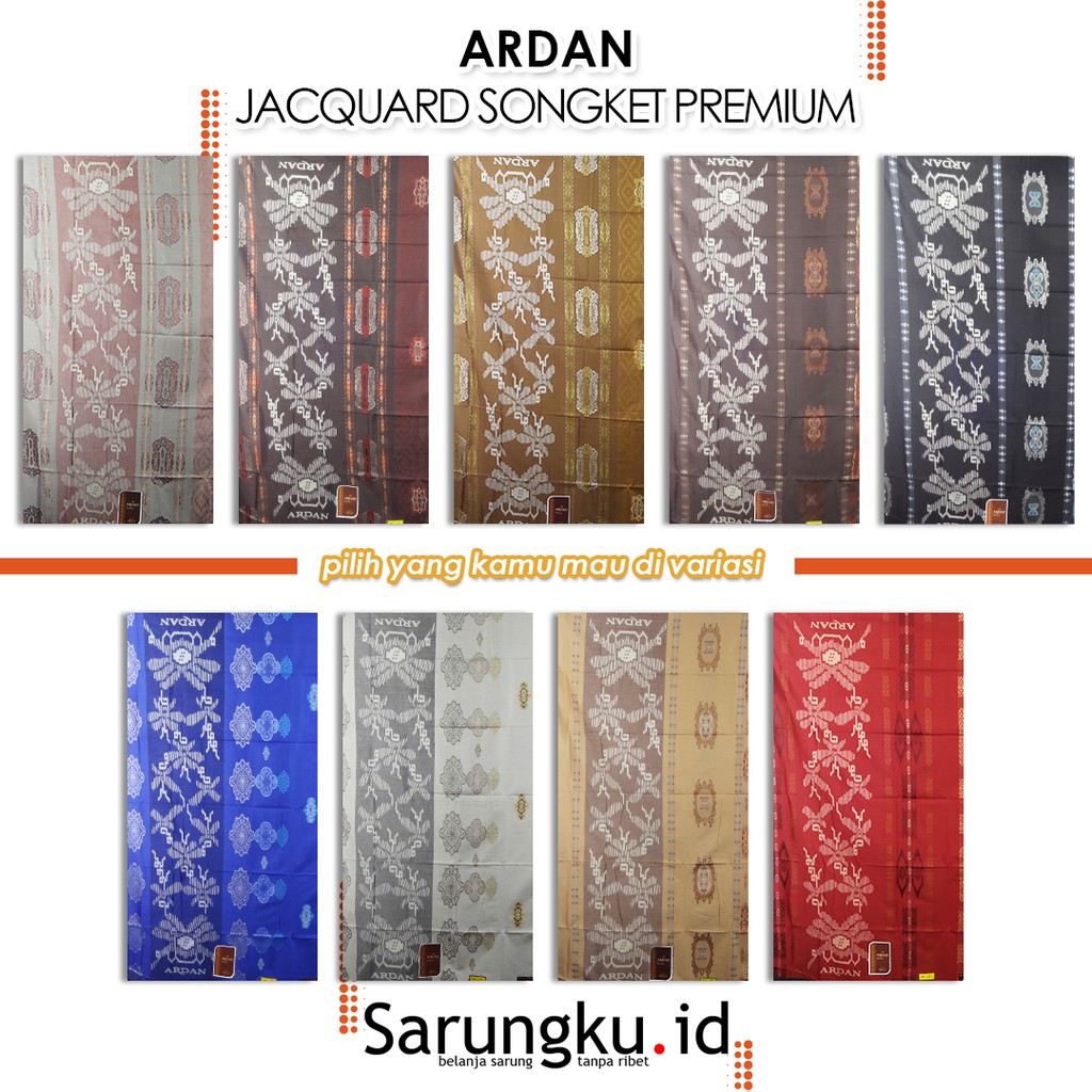 Jual SARUNG ARDAN JACQUARD SONGKET PREMIUM (JSP) | Shopee Indonesia