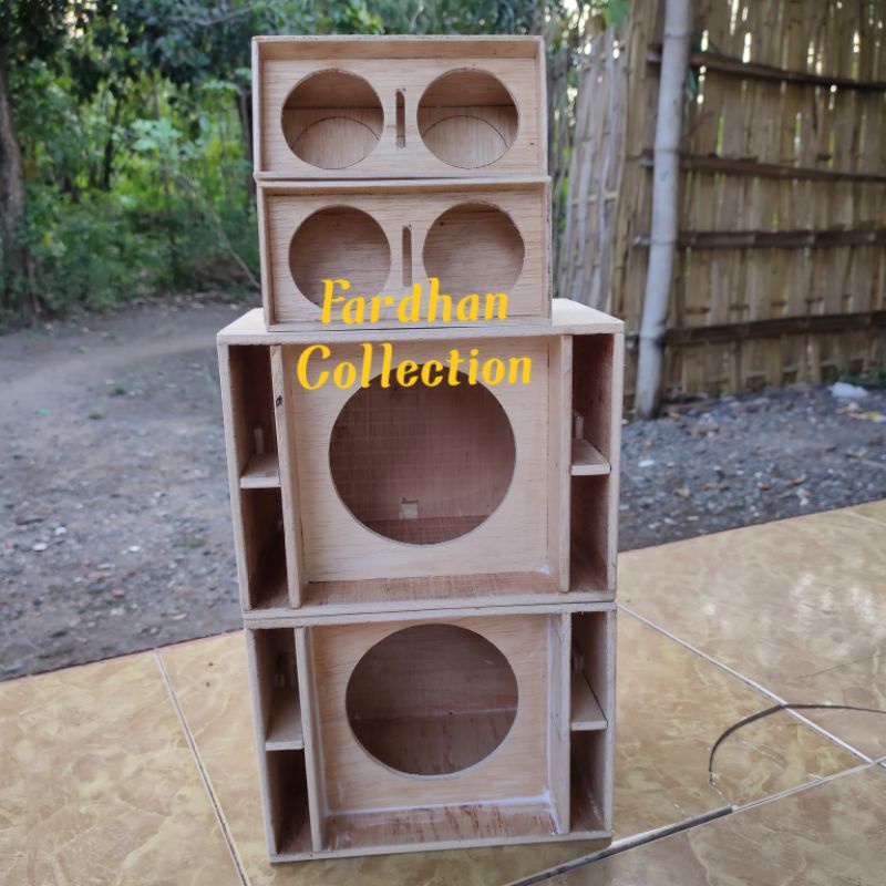 Jual 1 set (paket mentahan) line aray 2 inch dobel dan SPL 4 inch ...