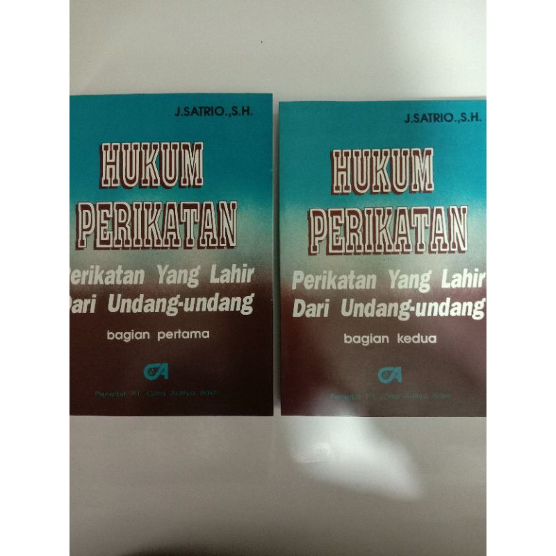 Jual HUKUM PERIKATAN PERIKATAN YANG LAHIR DARI UNDANG UNDANG BAGIAN ...