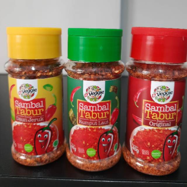 Jual Sambel Tabur Vegetarian / Cabe Tabur / Bubuk Cabe Tabur ...