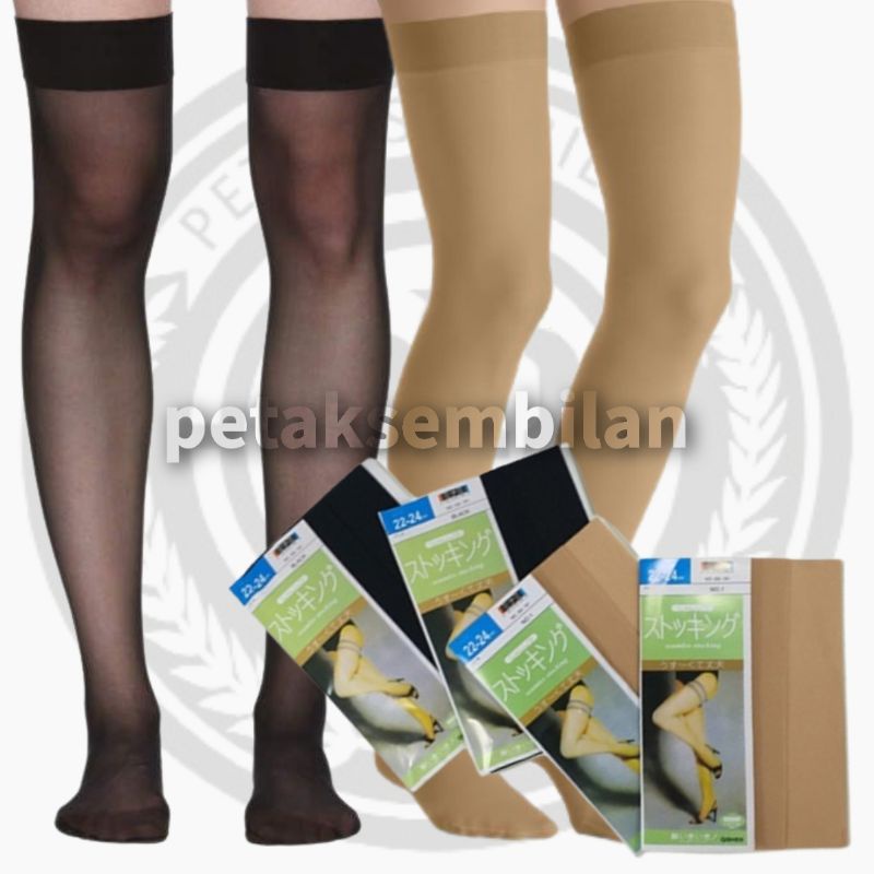 Jual Stocking Sampai Paha Stoking Paha Elastis Wanita Dewasa | Shopee ...