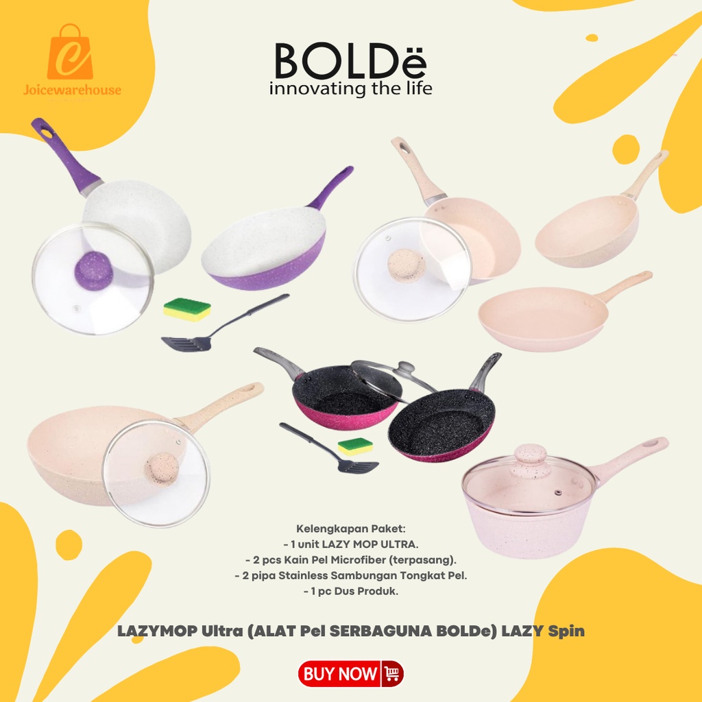 Jual PANCI SET WAJAN BOLDE GRANITE SUPER PAN SET / 18CM / 24 CM ANTI ...