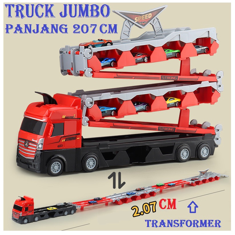 Jual PANJANG LUNCUR 207 CM - ISI 16 MOBIL / DIY MAINAN ANAK EDUKASI CAR ...