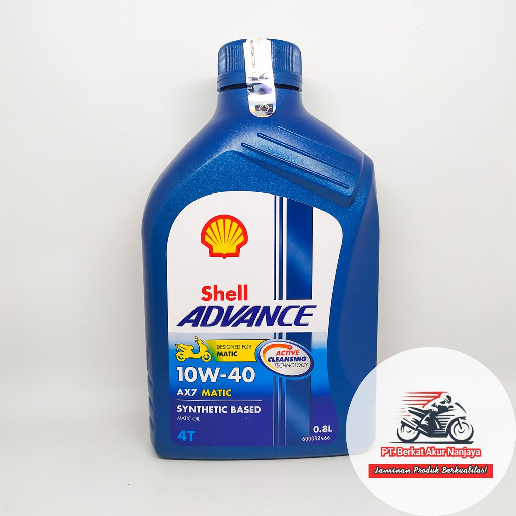 Jual Oli Shell Advance AX7 Scooter / Matic 10W40 - 0.8 Liter | Shopee Indonesia