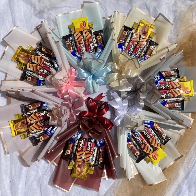 Jual Buket snack / buket jajan / buket makanan D [Buket premium ...