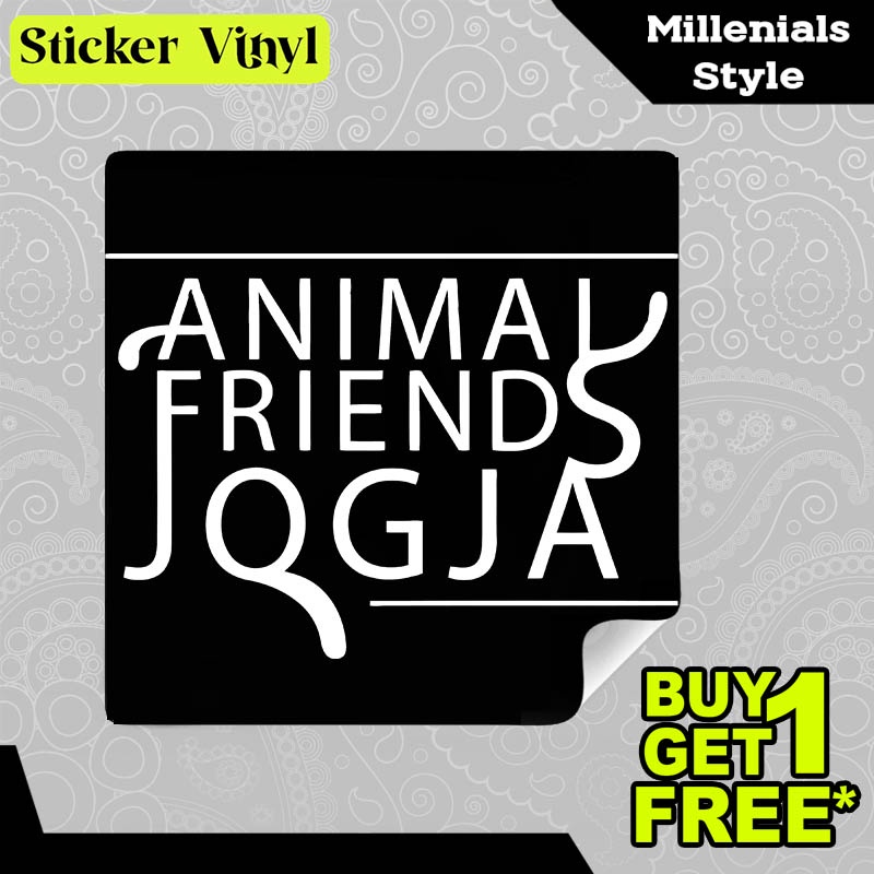 Jual Stiker Sticker Animal Friends Jogja Komunitas Pecinta Hewan Kota ...