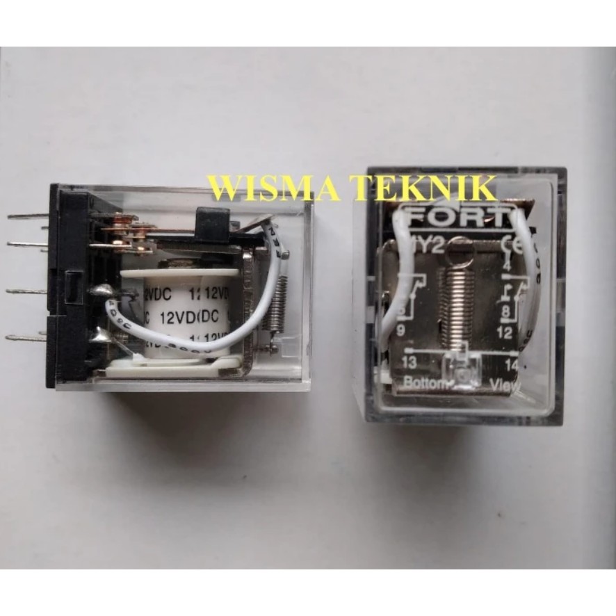 Jual RELAY 8 PIN MY2 FORT 12 VDC | Shopee Indonesia