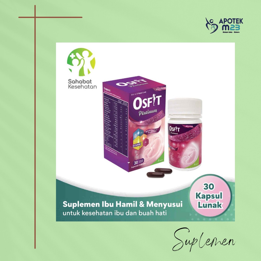 Jual Osfit Platinum - Suplementasi multivitamin dan mineral selama masa ...