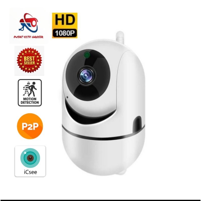 Jual IP CAM KAMERA CCTV WIRELESS PORTABEL SMART CCTV ROBOT WIFI 5MP ...