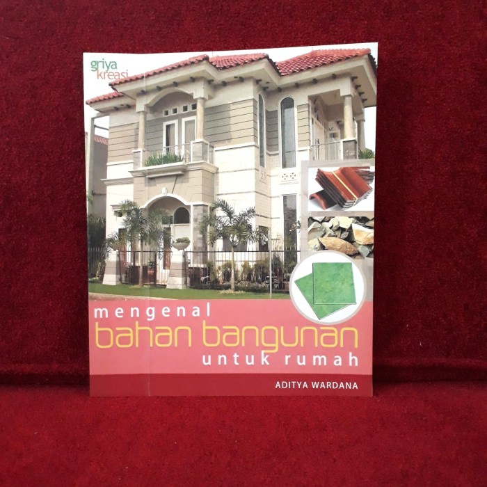 Jual Buku Arsitek Mengenal Bahan Bangunan Untuk Rumah Shopee Indonesia