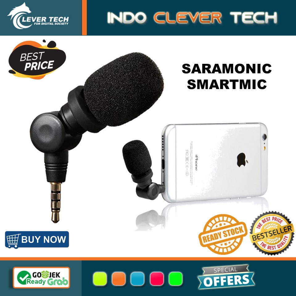 Jual Saramonic SmartMic | Shopee Indonesia