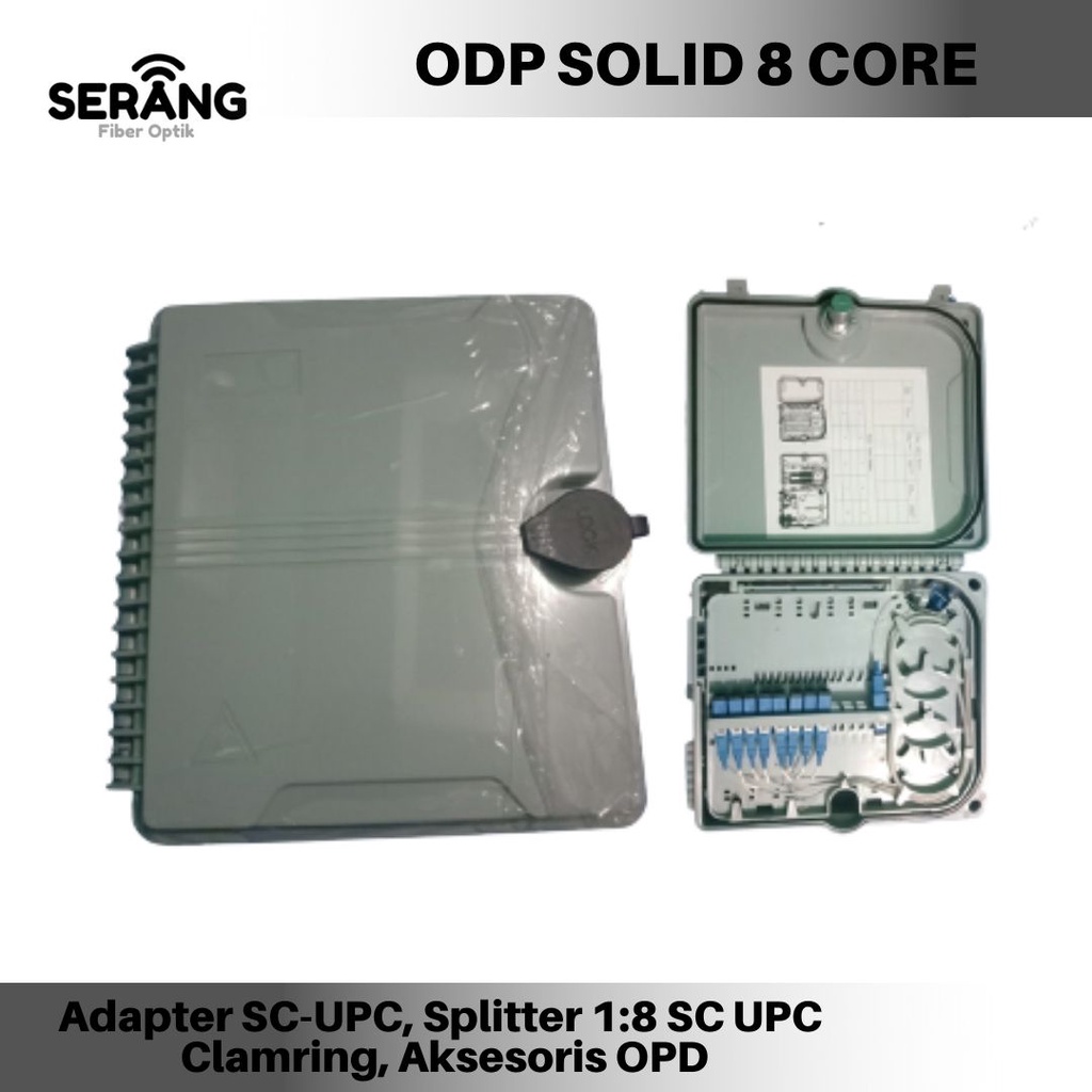 Jual ODP Solid 8 Core Lengkap Dengan Spliter 1:8/Odp Solid Lengkap ...
