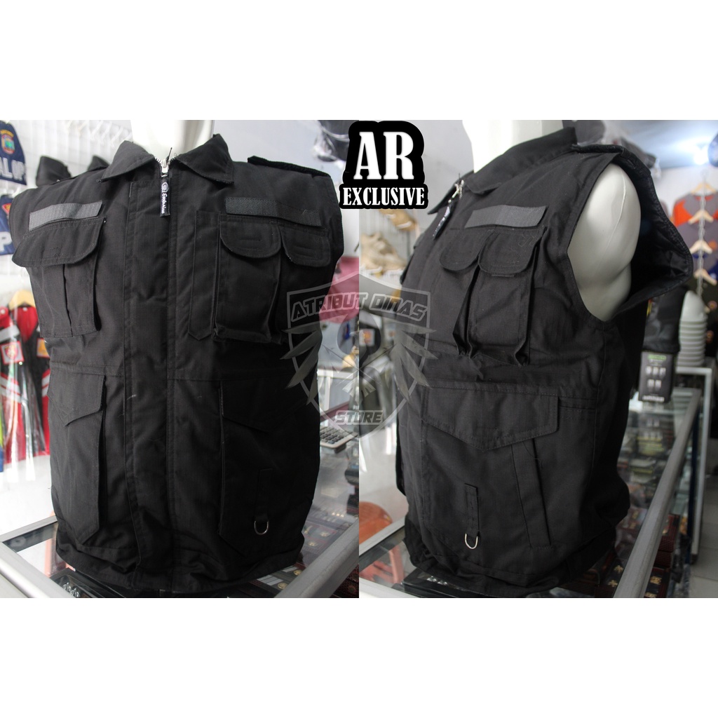 Jual Jaket Rompi AR Exclusive ORIGINAL Hitam Ripstok Bolak Balik TNI ...