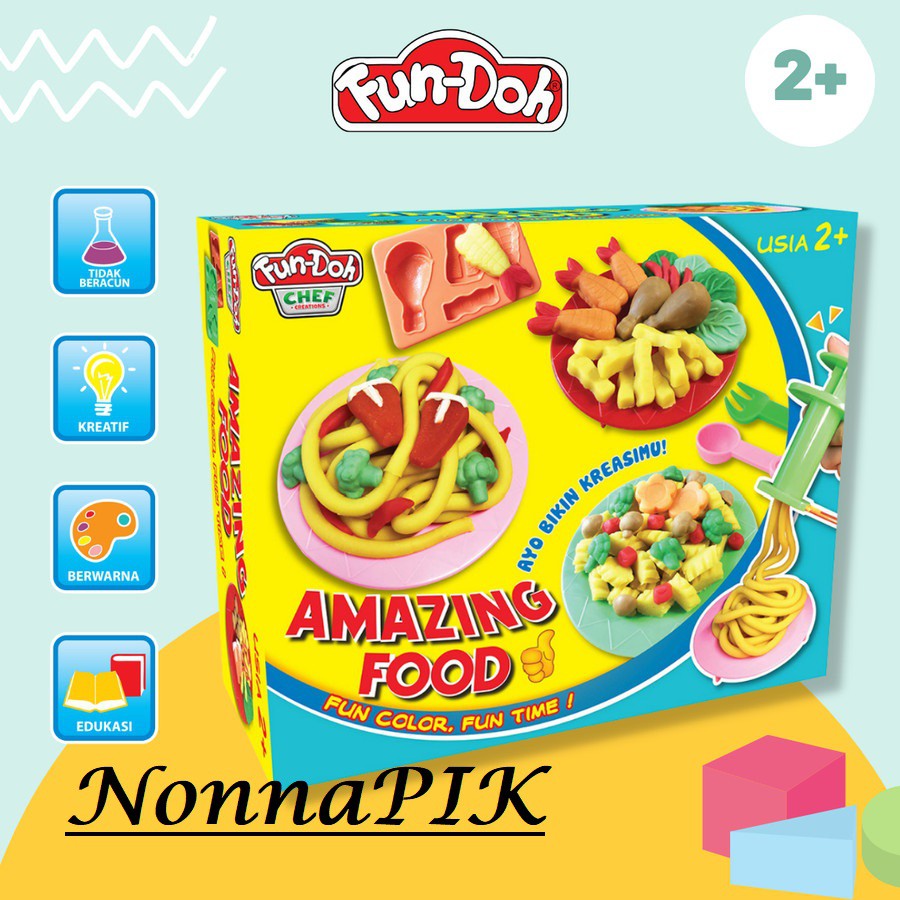Jual Fundoh Amazing Food - Mainan Edukasi Anak - Mainan Lilin | Shopee ...