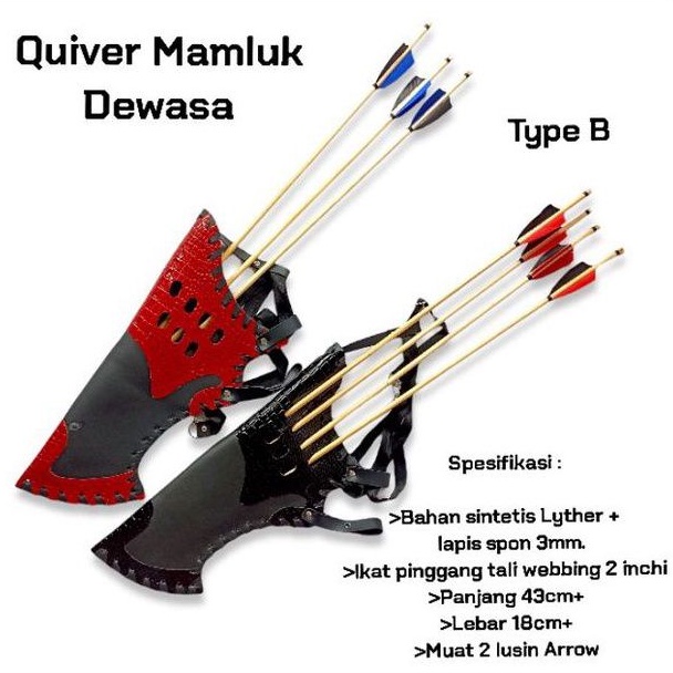Jual Panah / Raisya / Quiver Mamluk Dewasa Type B | Shopee Indonesia