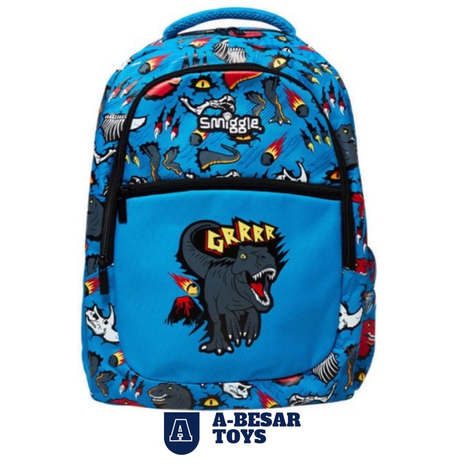 Jual Smiggle Bag Backpack Peppy Lite Dino - Tas Smiggle Original ...