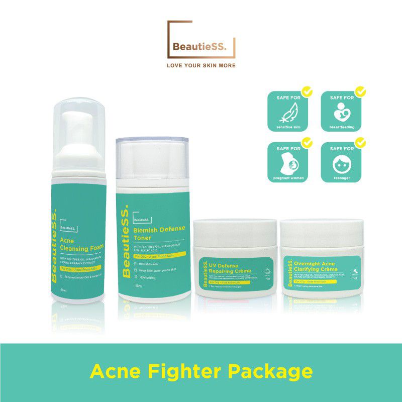 Jual BeautieSS Acne Fighter series | Shopee Indonesia