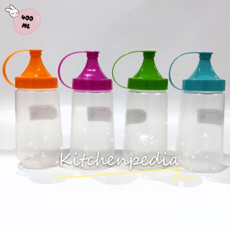 Jual Botol Kecap Bumbu Saus Saos Sambal Plastik Clio 400ml | Shopee ...