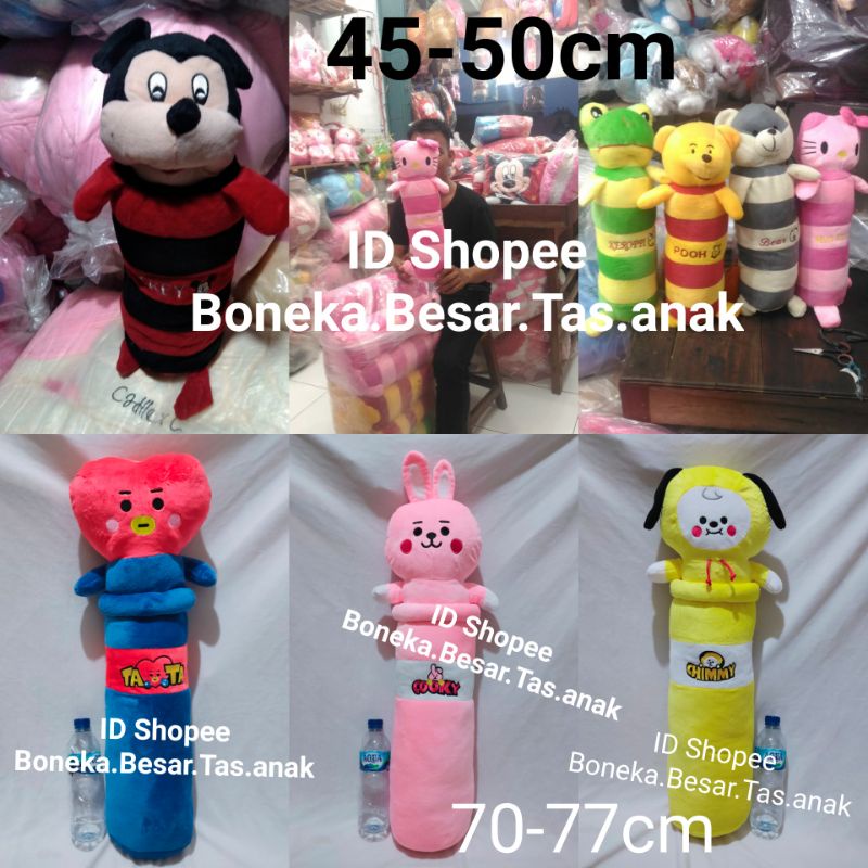 Jual Guling Boneka Karakter Hello kitty helokiti mickey mouse winnie ...