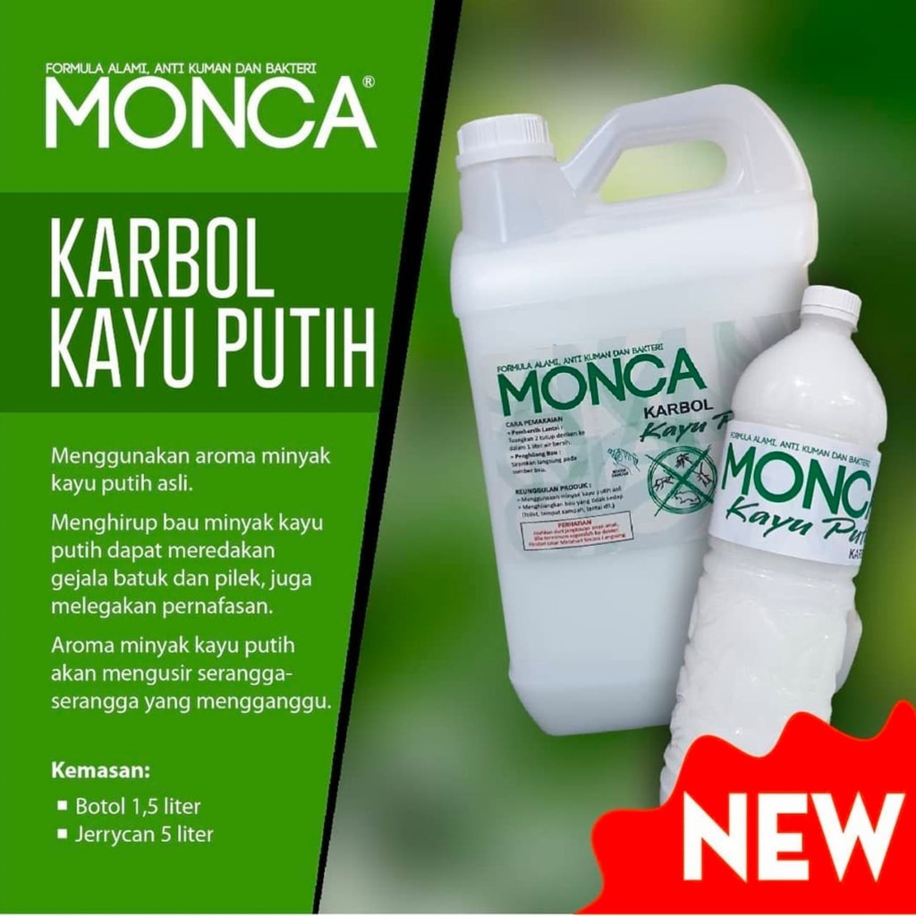 Jual LIMONCA Karbol Kayu Putih Botol 1.500 ml (2 Botol) | Shopee Indonesia