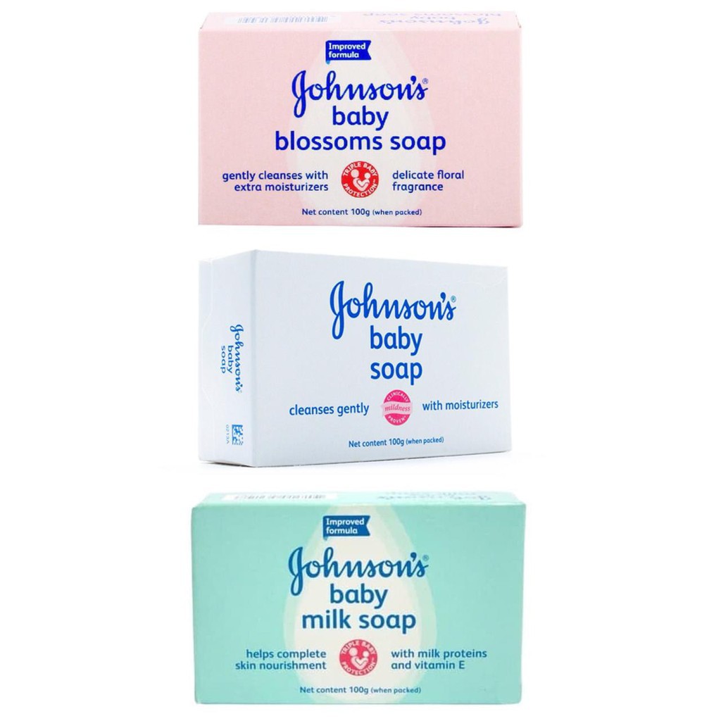 Jual Johnsons Baby Soap Sabun Batang Bayi original/milk/blossoms ...