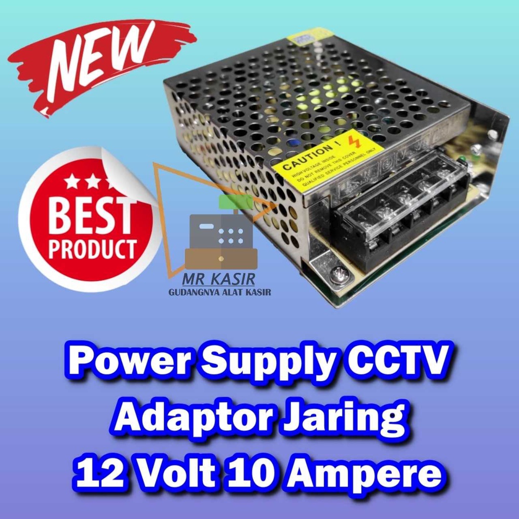 Jual Power Supply CCTV / Adaptor Jaring 12 Volt 10 Ampere/12V 10A CCTV | Shopee Indonesia