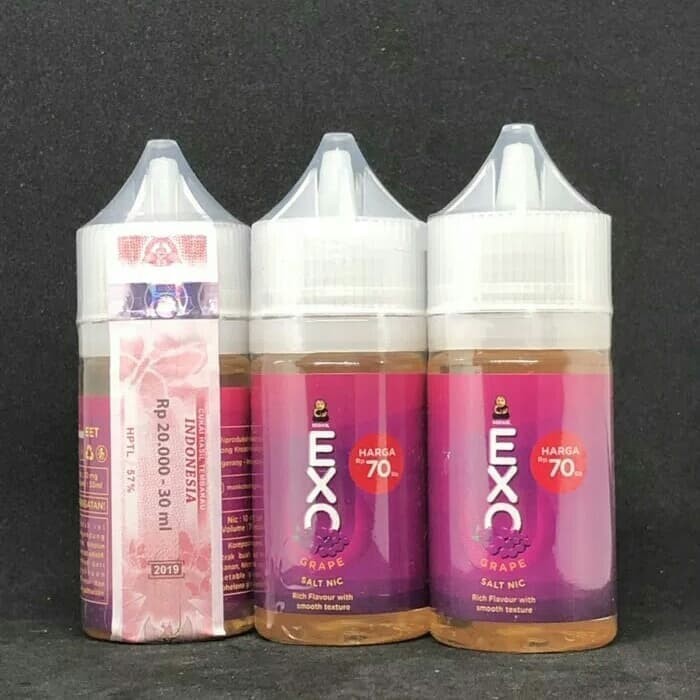 Jual Liquid EXO GRAPE SALTNIC 30ml Pod System MTL Original | Shopee ...