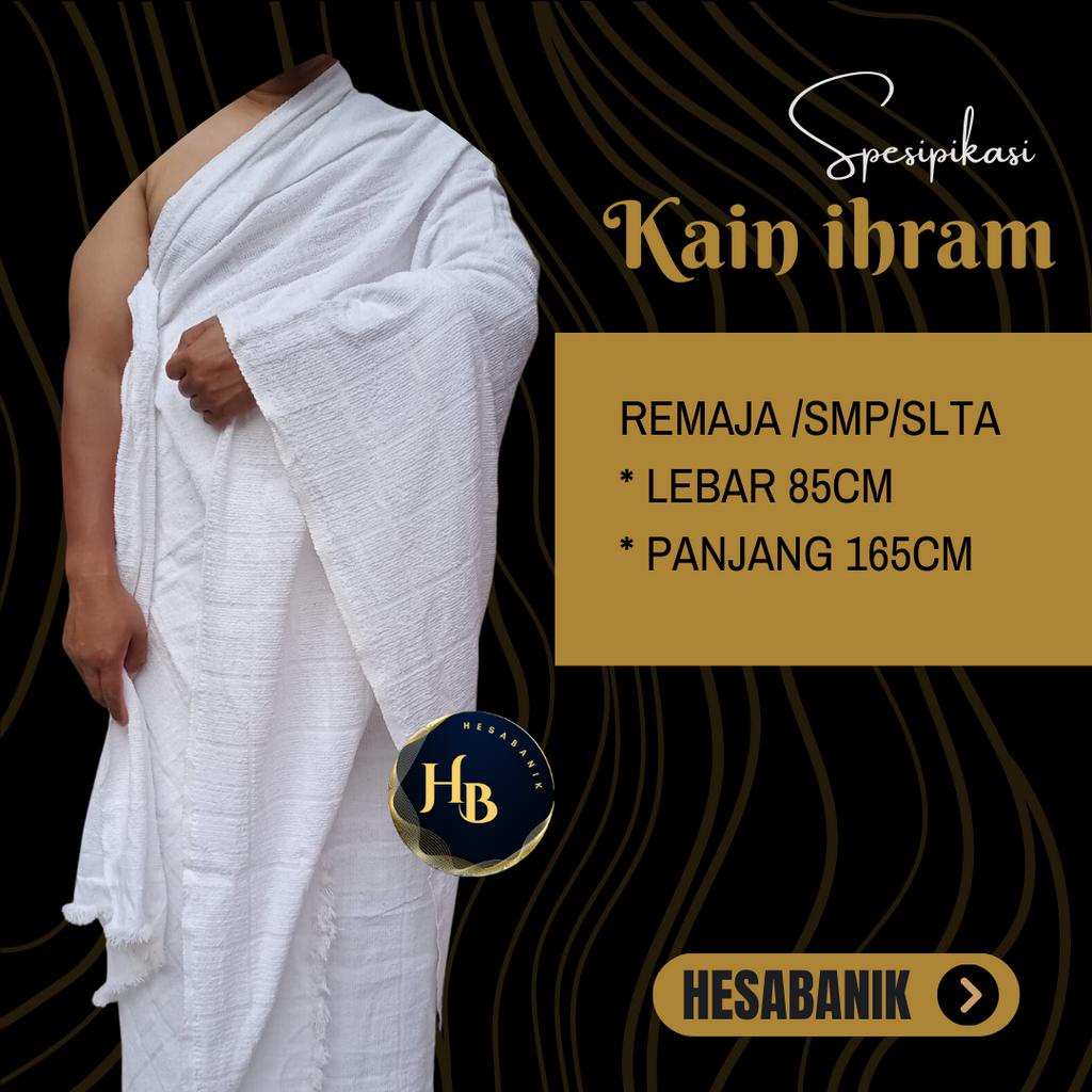 Jual Kain Ihram Dewasa 2 Lembar / Kain ihram pria / Handuk ihram Tebal ...