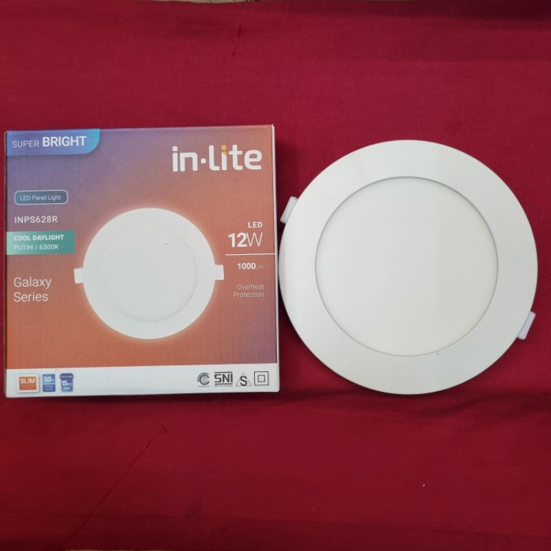 Jual INPS628R Lampu Downlight Panel LED IB/Inbow 12w Inlite | Shopee Indonesia