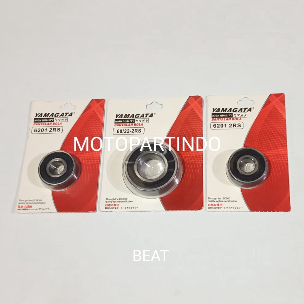 Jual BEARING RODA DEPAN BELAKANG HONDA BEAT FI BEAT KARBU VARIO 110 ...
