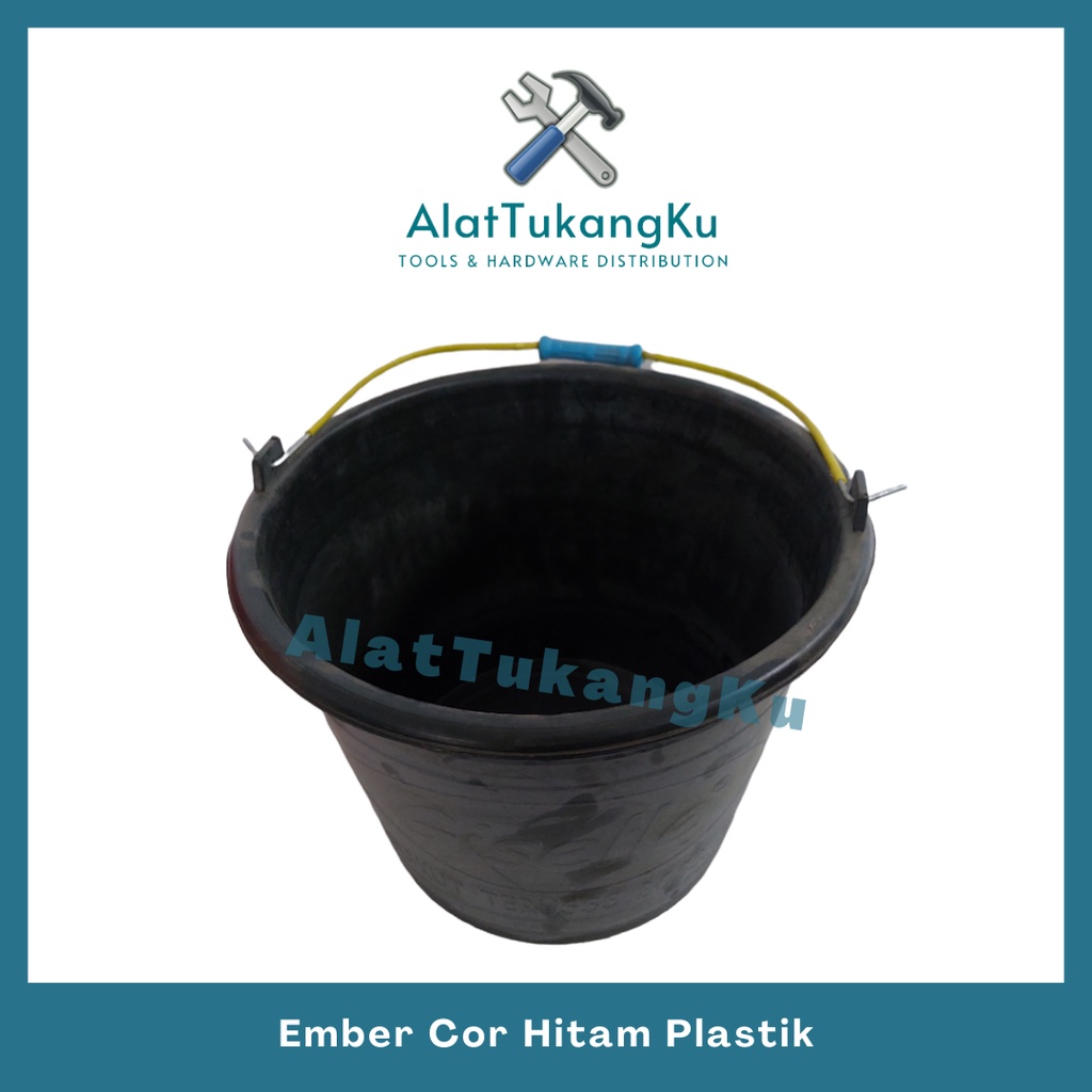 Jual Ember Cor Tebal / Ember Cor Besar / Ember Plastik Hitam Anti Pecah ...