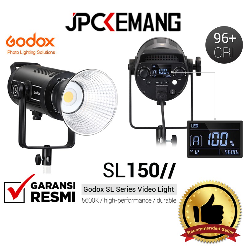 Jual Godox SL150W II LED Video Light Godox SL 150W II SL150WII Garansi ...