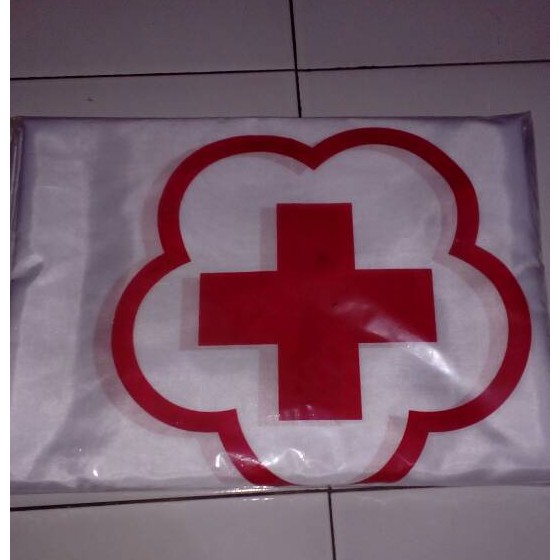 Jual Bendera PMI Palang Merah Indonesia ukuran 80 cm x 120 cm | Shopee ...