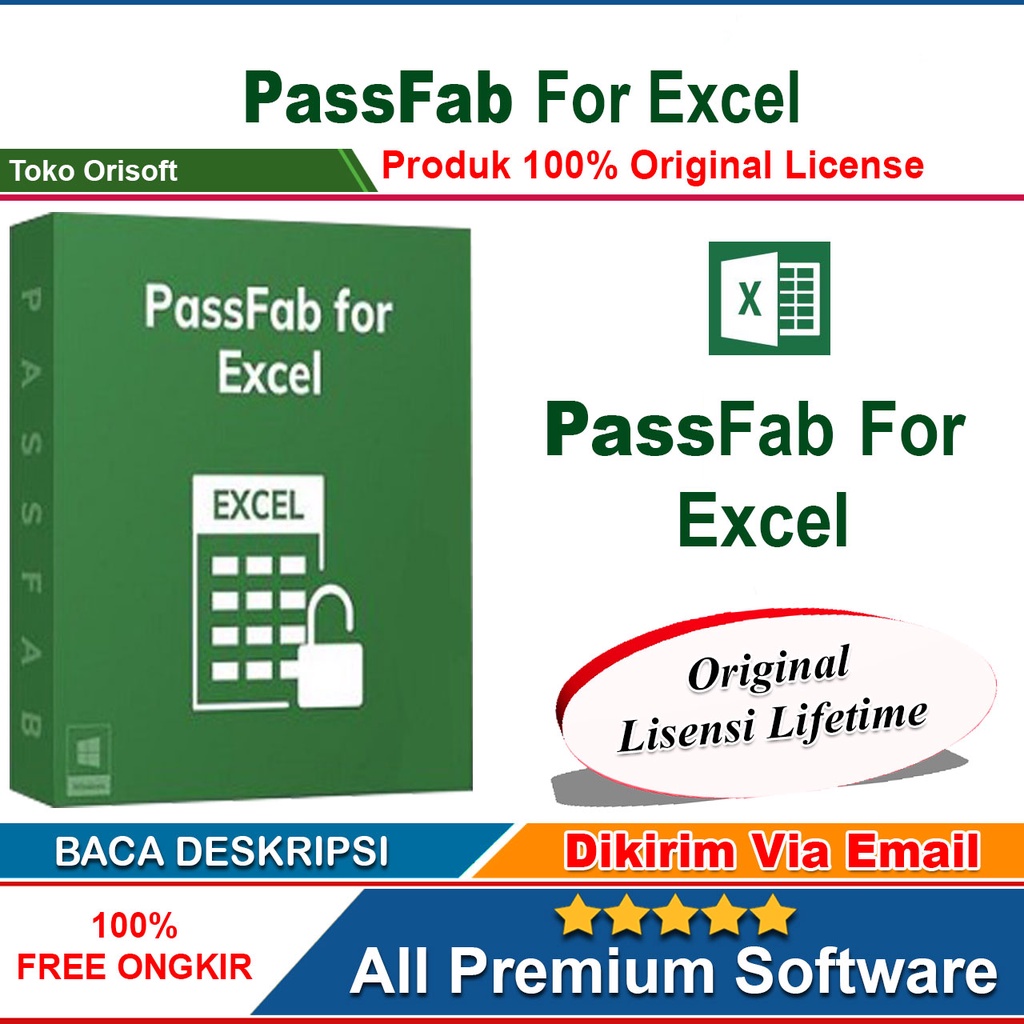 Jual PassFab For Excel License Lifetime | Shopee Indonesia